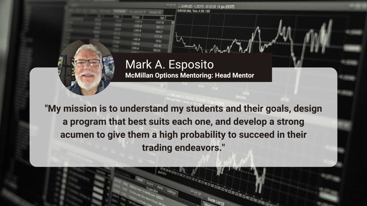 Introducing our new Options Mentor: Mark Esposito | Option Strategist